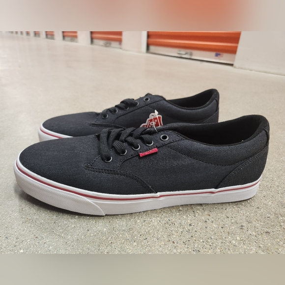 Vans | Shoes | Nwb Vans Winston Mens Sneakers Black Chili Pepper ...